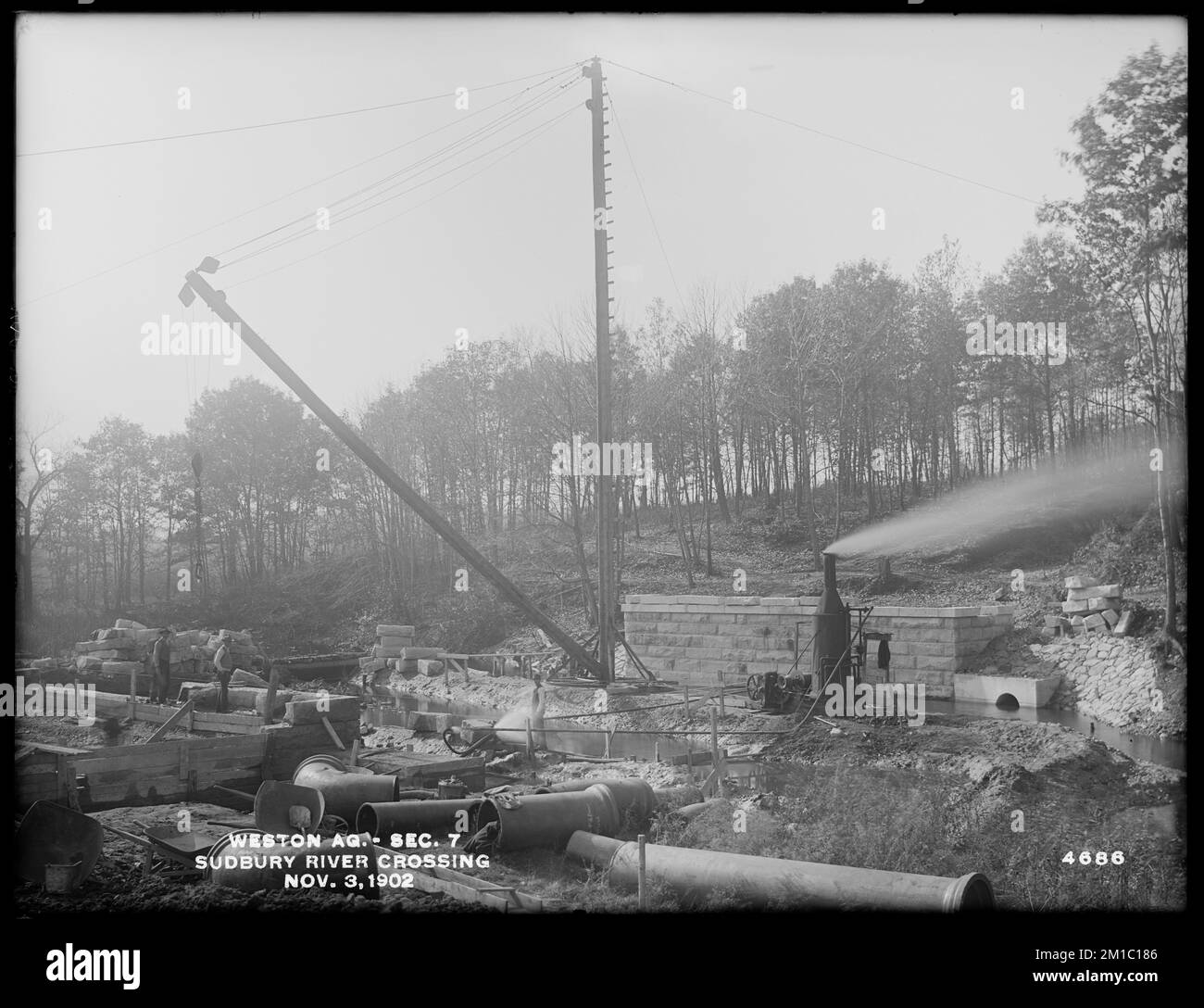 Weston Aqueduct, Section 7, Sudbury River Crossing, Framingham; Wayland ...