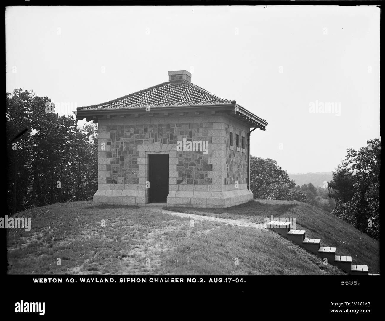 Weston Aqueduct, Siphon Chamber No. 2, Wayland, Mass., Aug. 17, 1904 ...