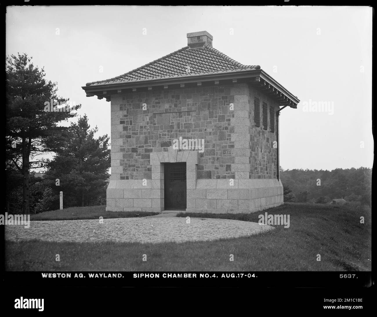 Weston Aqueduct, Siphon Chamber No. 4, Wayland, Mass., Aug. 17, 1904 ...