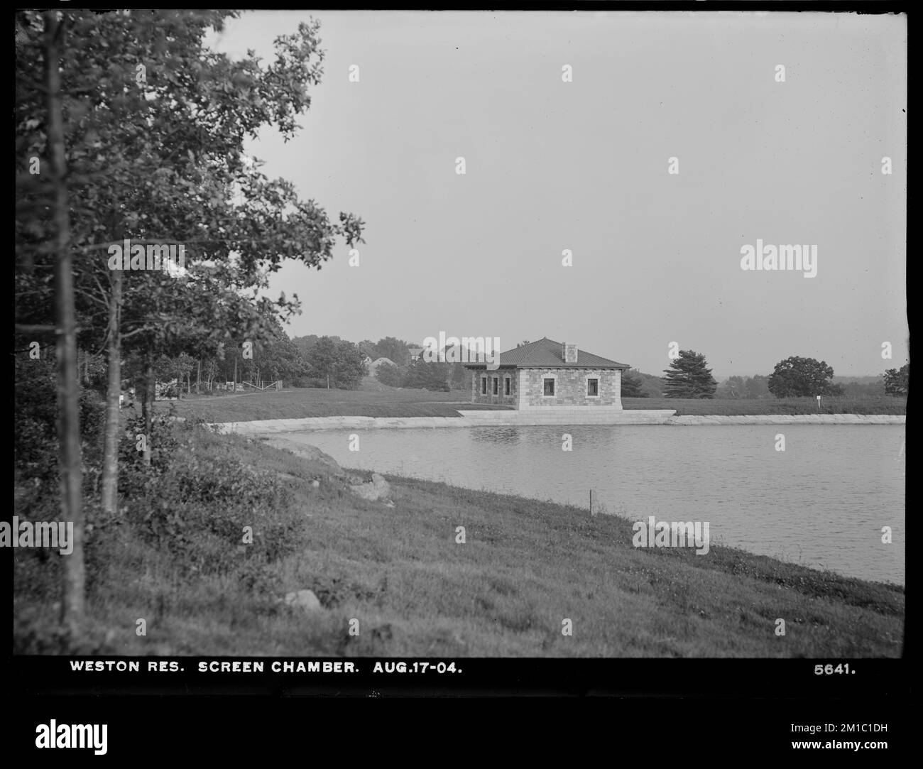 Weston Aqueduct, Weston Reservoir, Screen Chamber, Weston, Mass., Aug ...