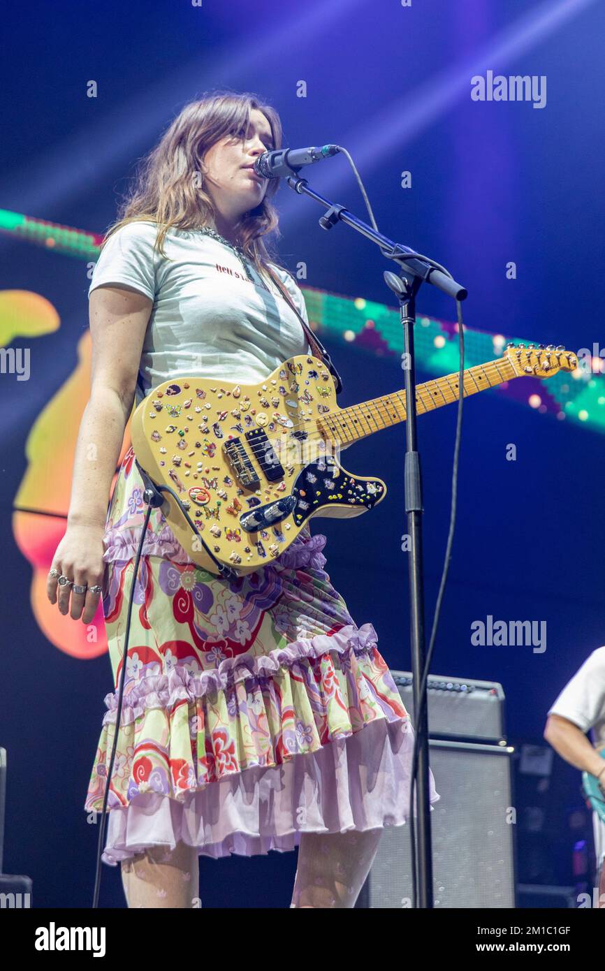 Rhian Teasdale of Wet Leg during the KROQ Almost Acoustic Christmas at ...