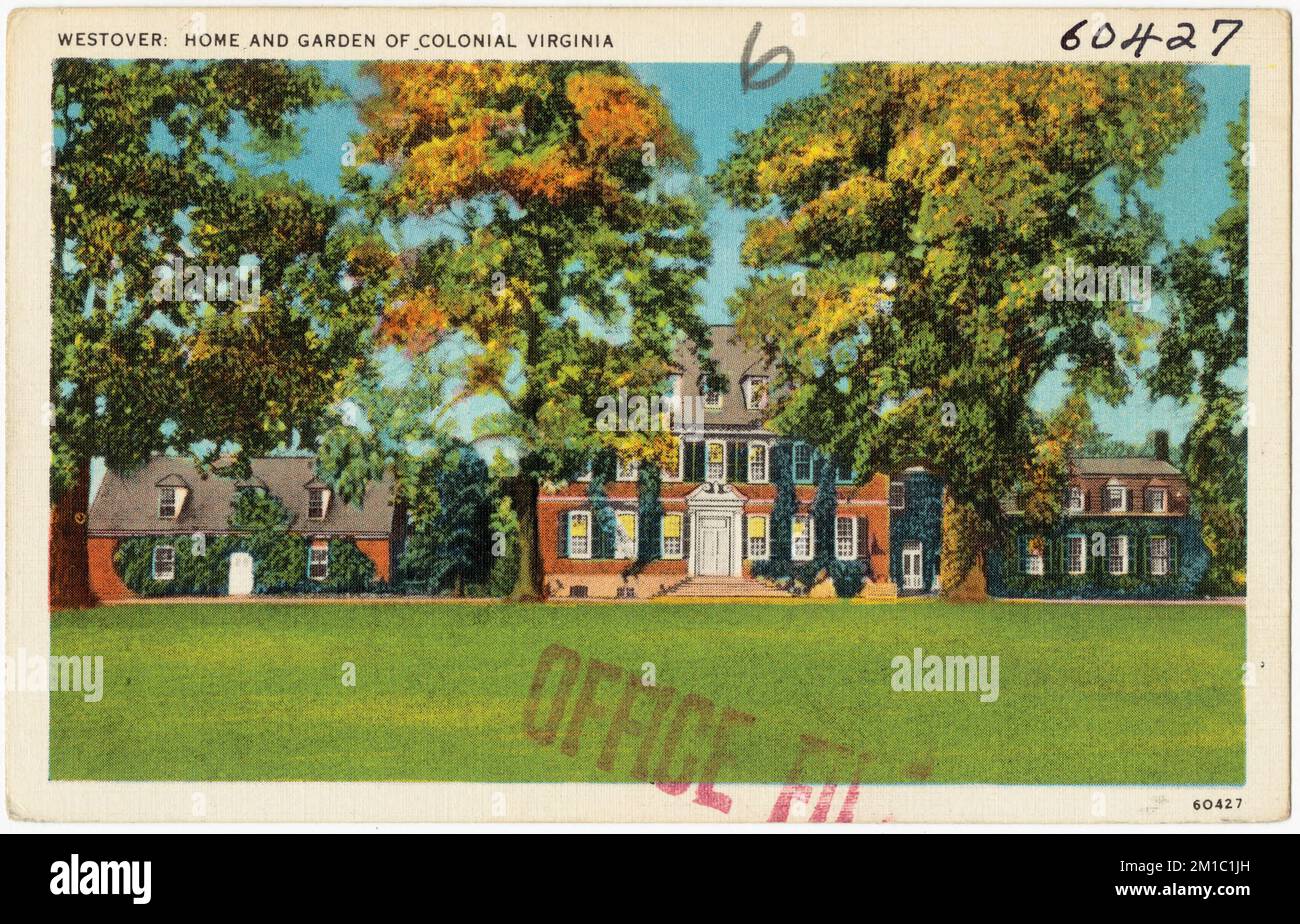 Westover: Home and garden of Colonial Virginia , Historic buildings ...