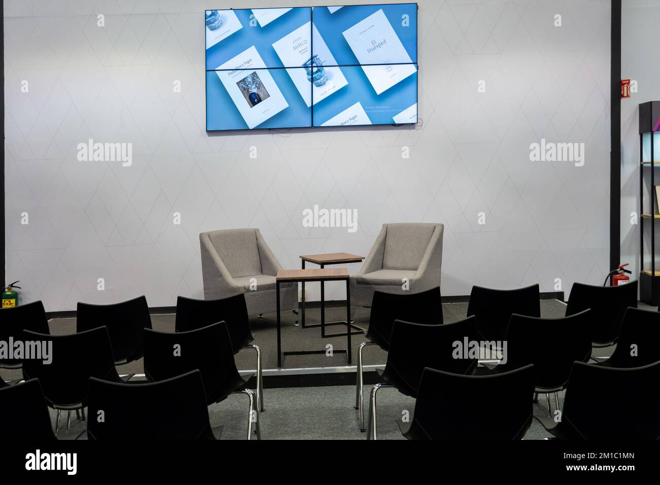 Empty conference room microphone hi-res stock photography and images ...