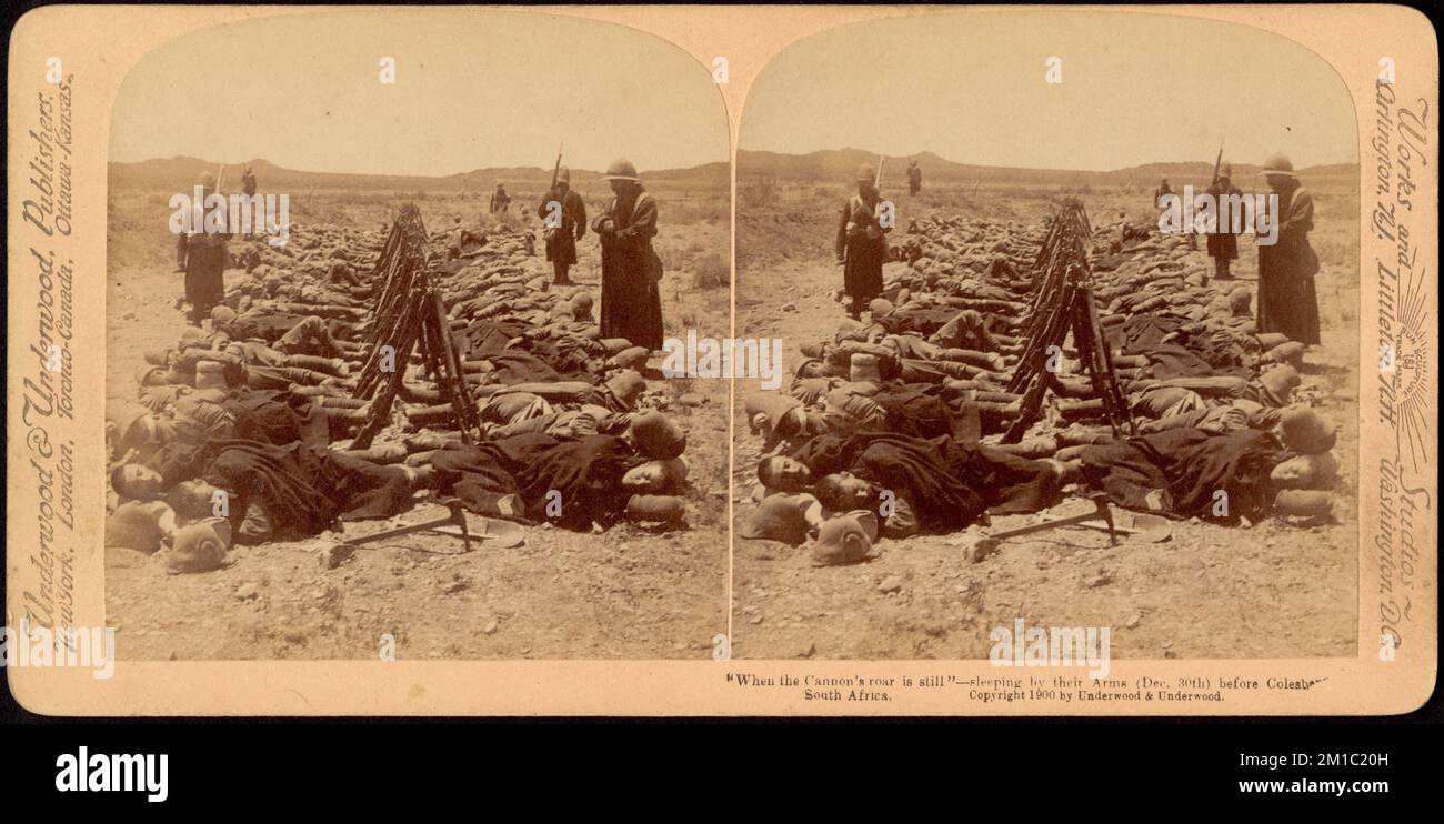 'When the cannon's roar is still' - sleeping by their arms (Dec. 30th ...