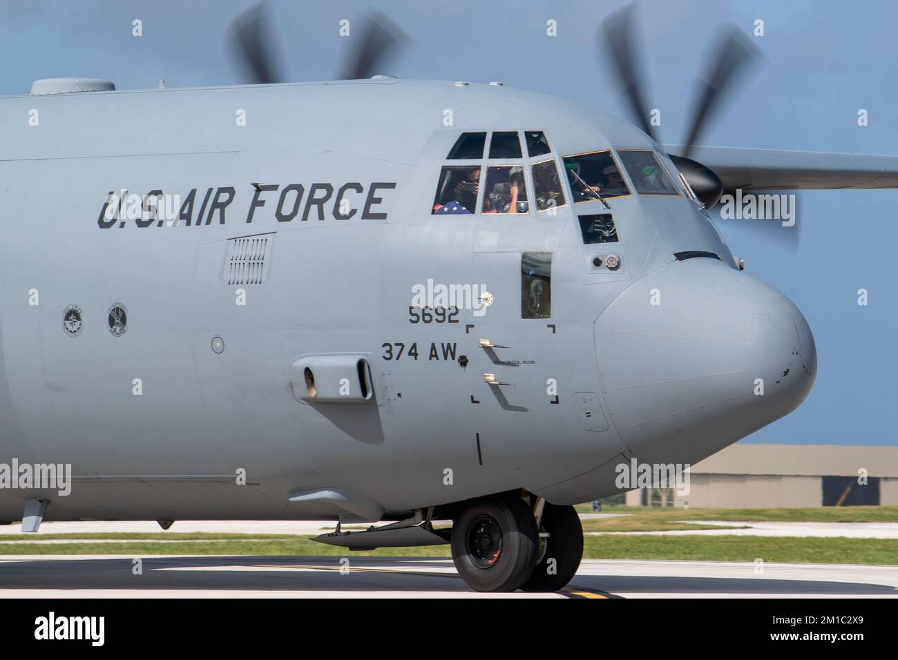 U.S. Air Force C-130J Super Hercules aircrews with the 36th ...