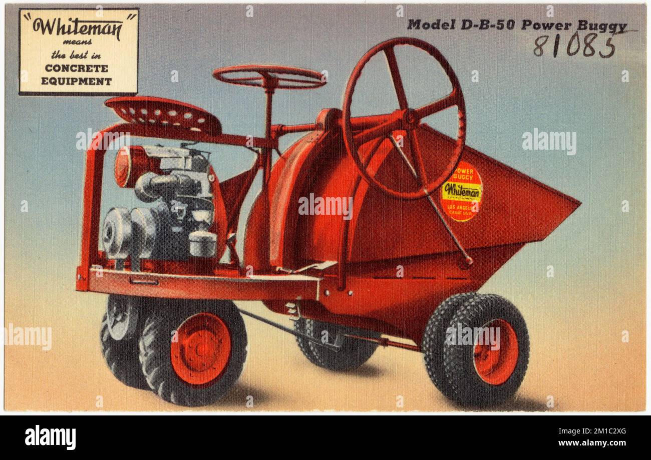 'Whiteman' means the best in concrete equipment, Model D-B-50 Power ...