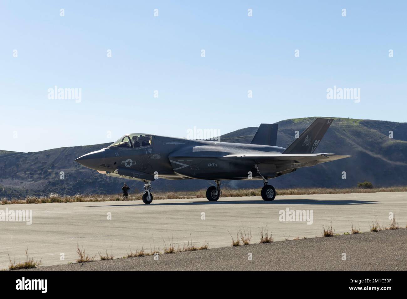 A U.S. Marine Corps F-35B Lightning II with Marine Operational Test and ...