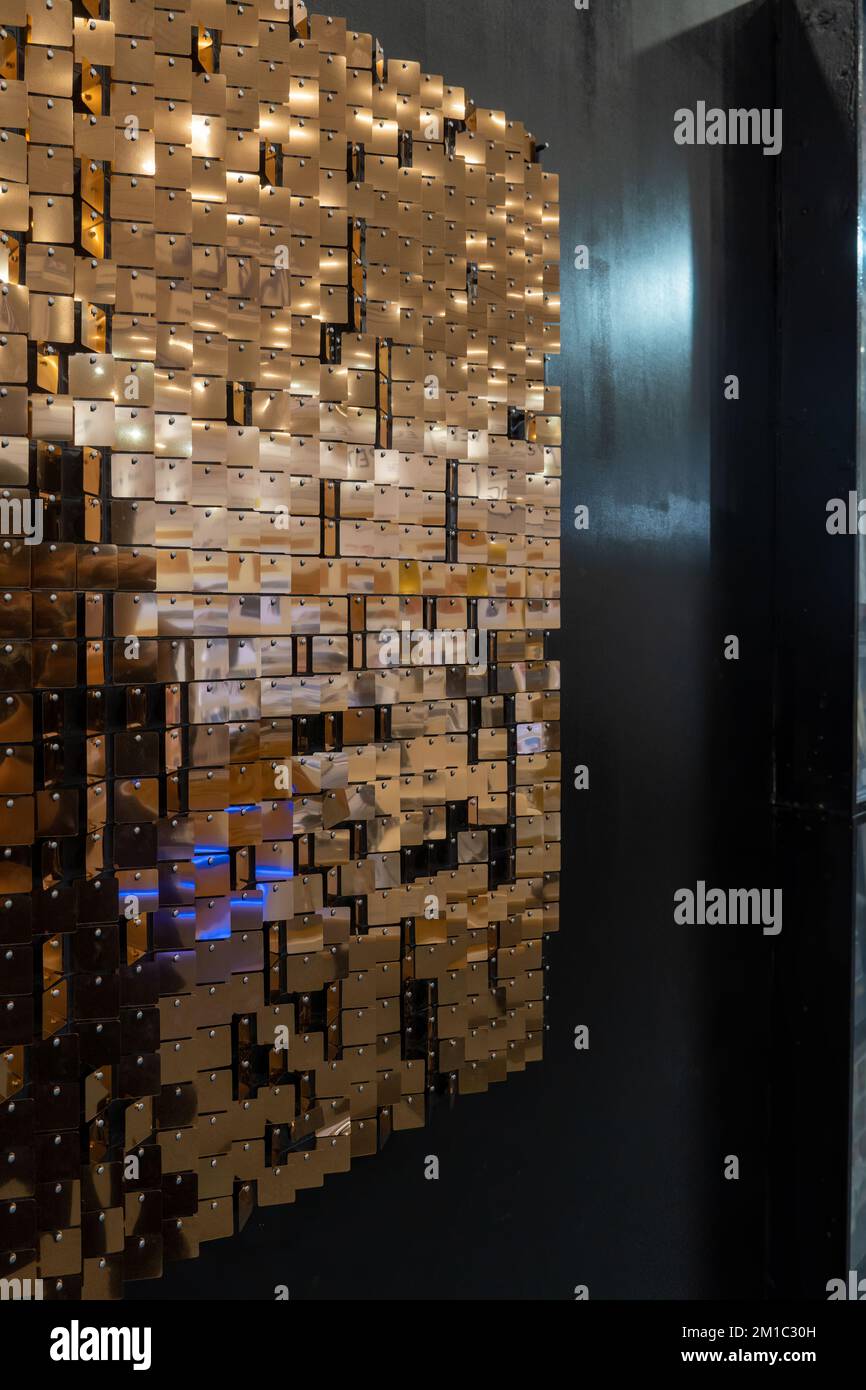 Shiny reflective balls on a Christmas tree Stock Photo - Alamy