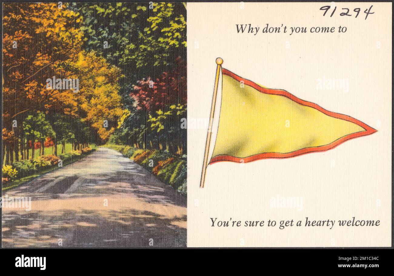 Why don't you come to. You're sure to get a hearty welcome , Roads ...