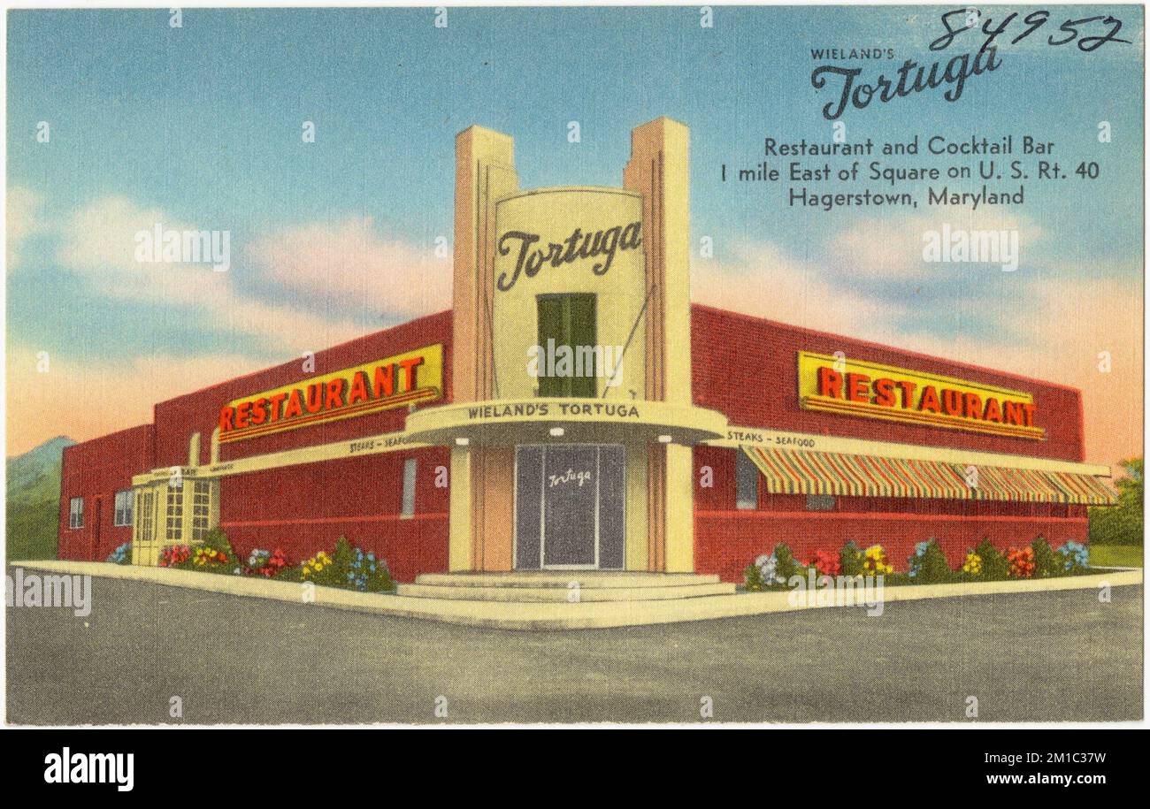 Wieland's Tortuga, restaurant and cocktail bar, 1 mile east of square ...