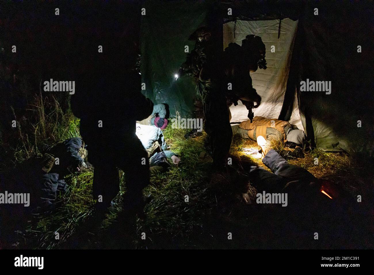 U.S. Marines with the Maritime Special Purpose Force (MSPF), 26th ...