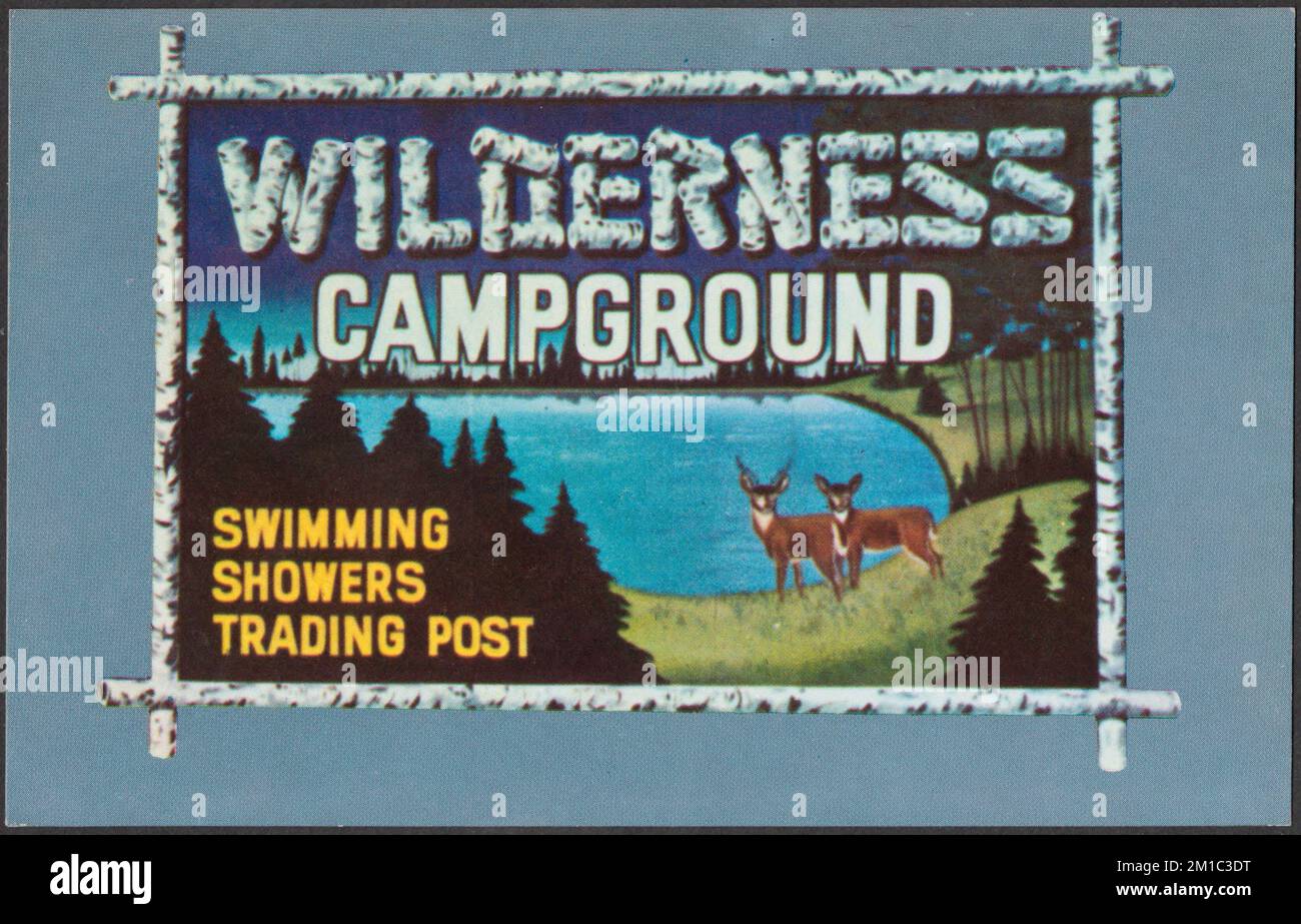 Wilderness Campground, swimming, showers, trading post , Lakes & ponds ...
