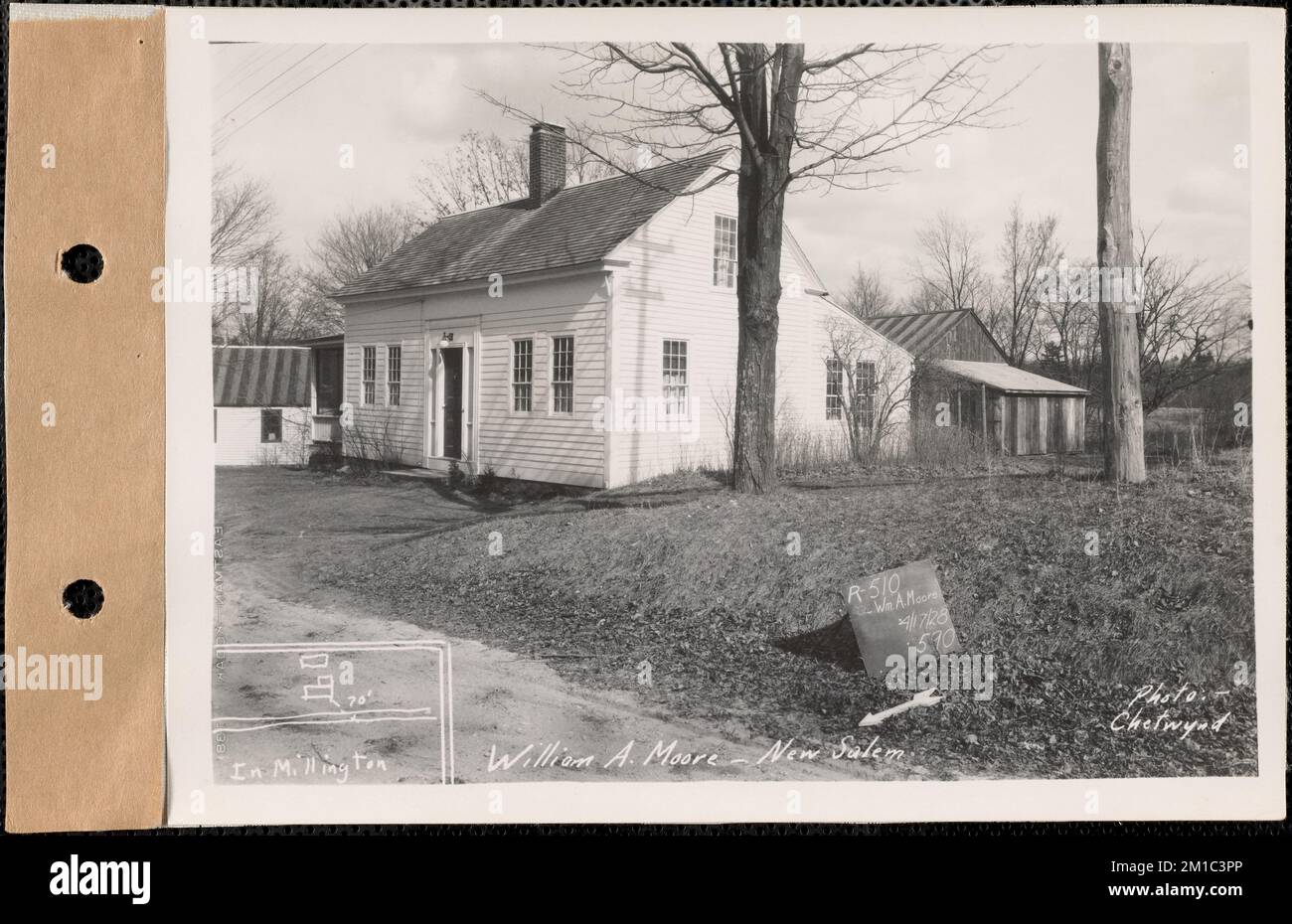 William A. Moore, house, etc., Millington, New Salem, Mass., Apr. 17 ...