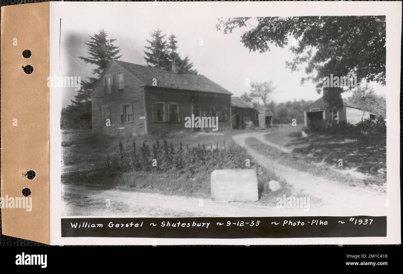 William Gerstel, homeplace, Shutesbury, Mass., Sep. 12, 1935 : Parcel ...