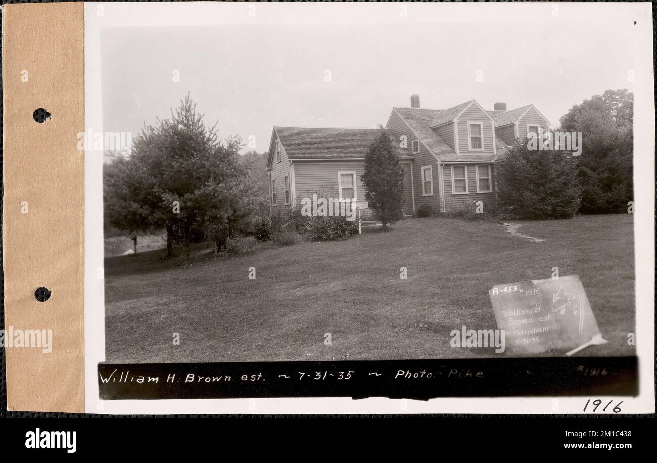 William H. Brown estate, house ('Nichewaug Lodge'), Petersham, Mass ...