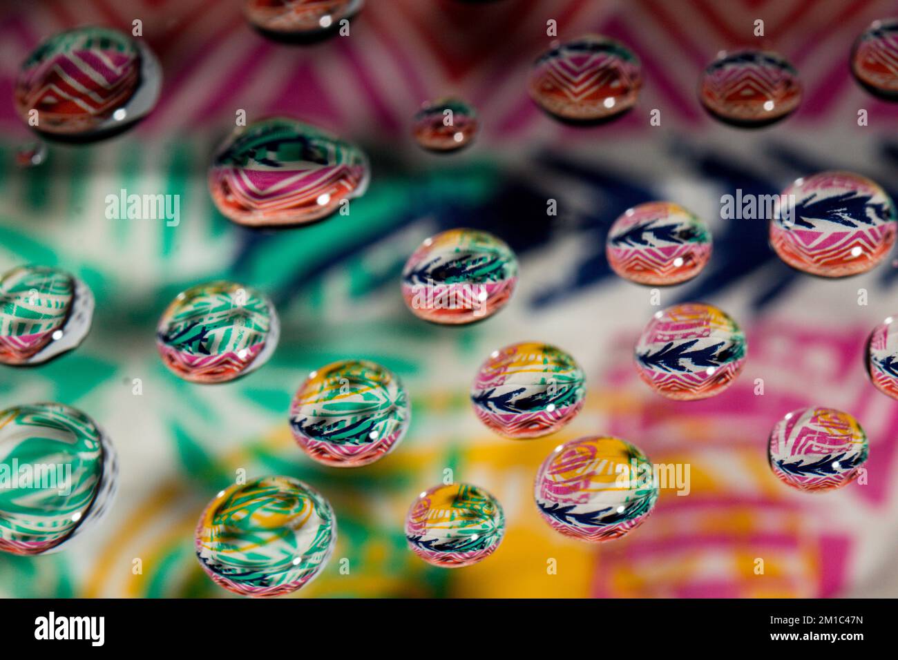 Raindrop refraction hi-res stock photography and images - Alamy