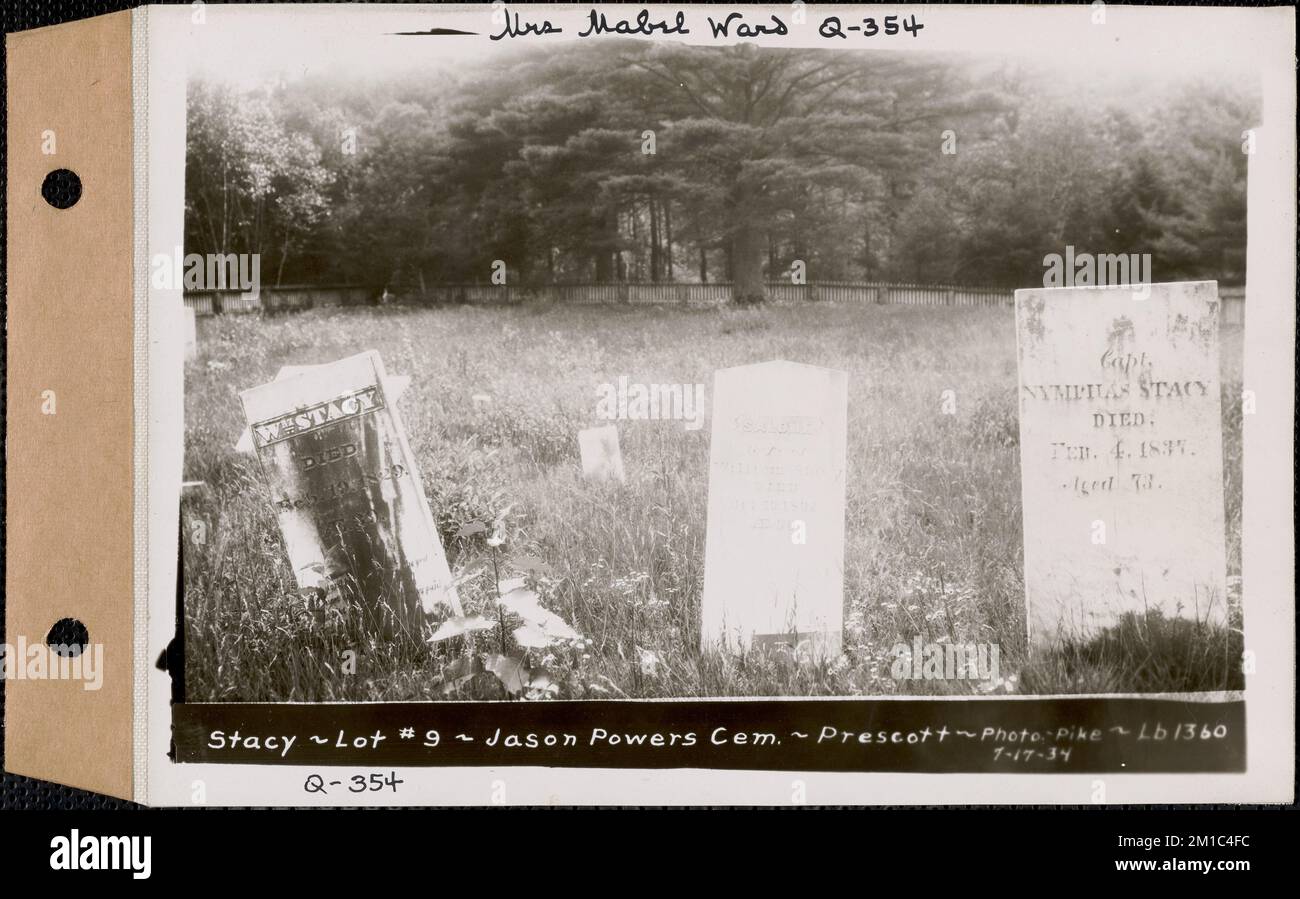 William Stacy, Salome Stacy, Nymphas Stacy, Jason Powers Cemetery, lot ...