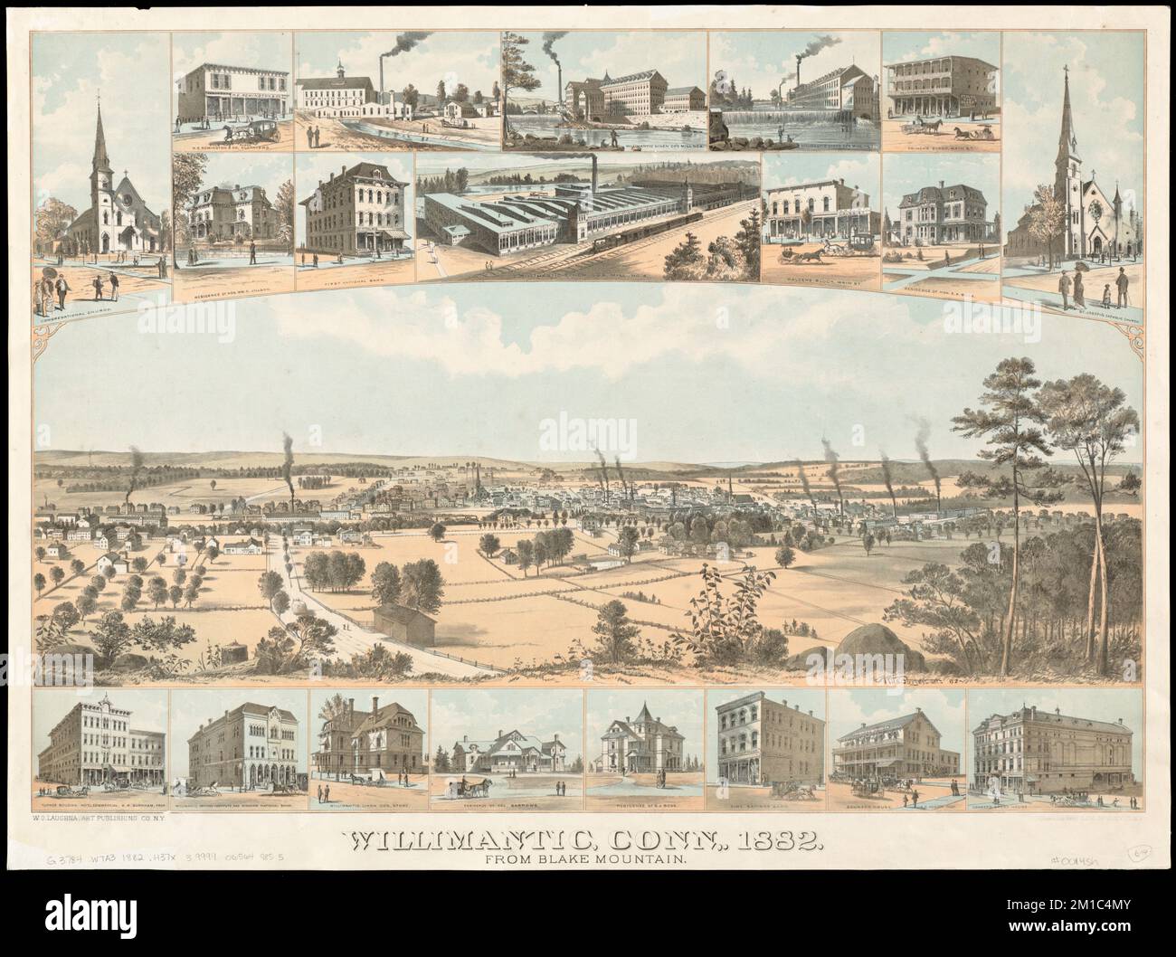 Map of willimantic hi-res stock photography and images - Alamy