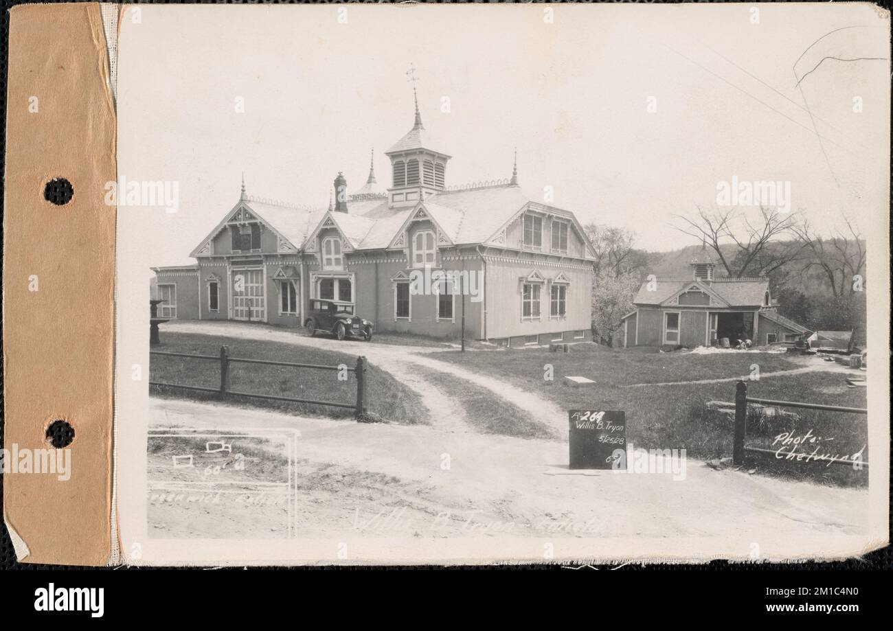 Willis B. Tryon, barn and shed ('Linda Vista'), Enfield, Mass., May 25 ...