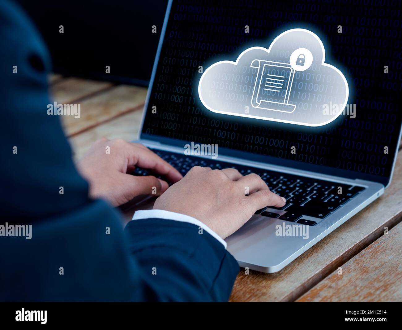 Sovereign cloud technology concept. Laws and regulations with padlock ...