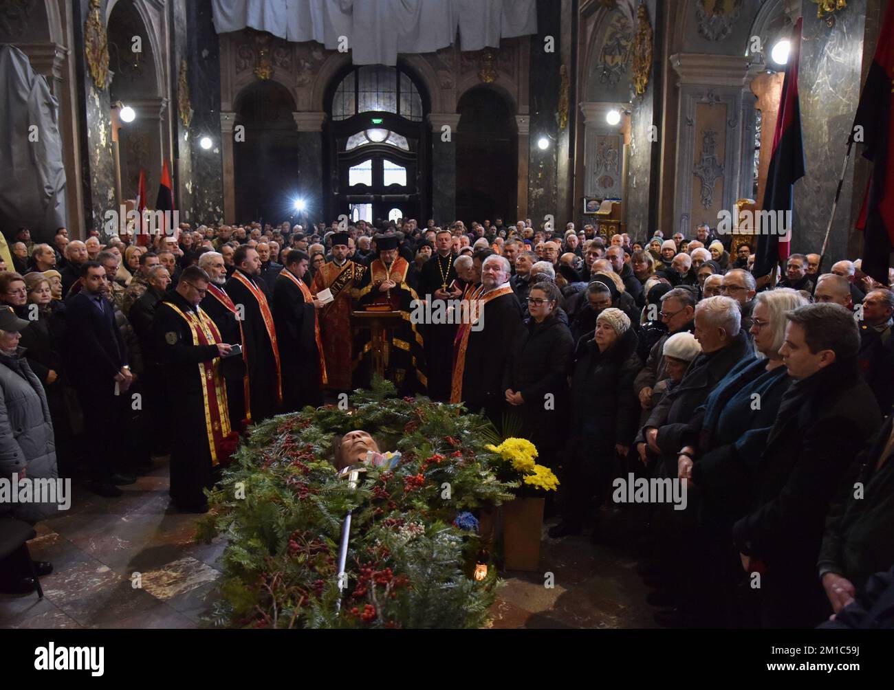 Lviv, Ukraine. 10th Dec, 2022. The funeral service of the Hero of ...
