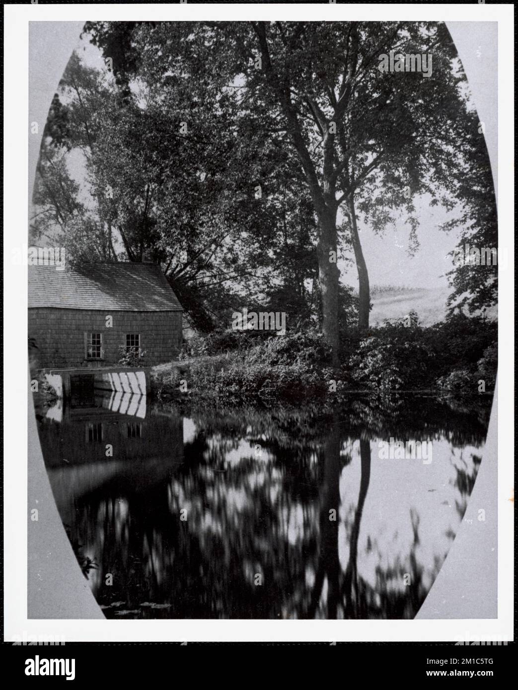 Wm. Grout’s mill at the Mill Pond , Mills, Lakes & ponds. Wayland Free ...