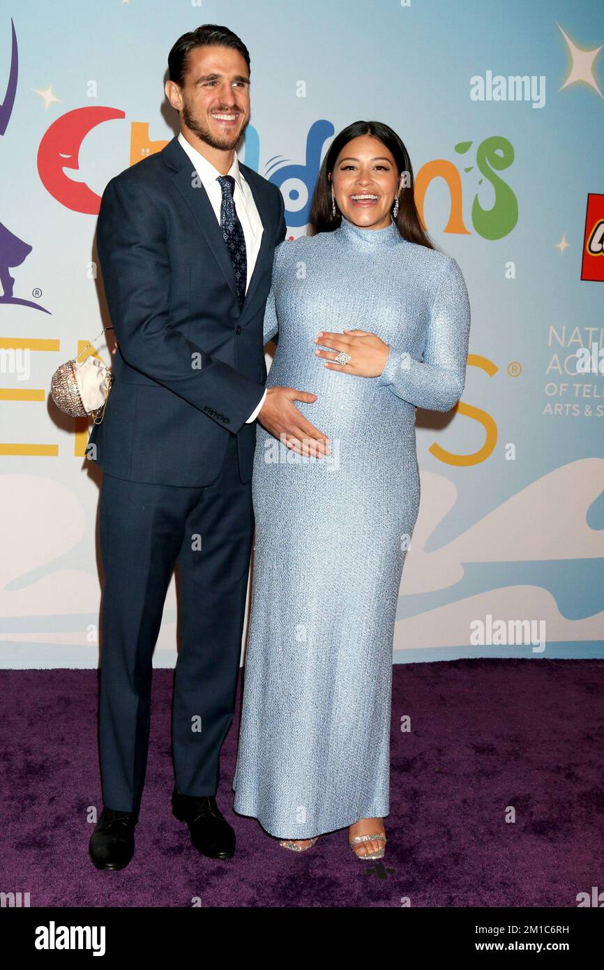 LOS ANGELES - DEC 11: Joe LoCicero, Gina Rodriguez at the 2022 ...