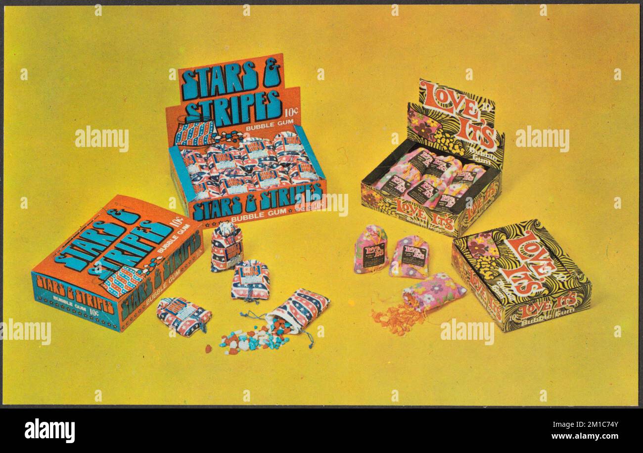 10 cent bagged chewing gum, sensation of the year! , Chewing gum ...