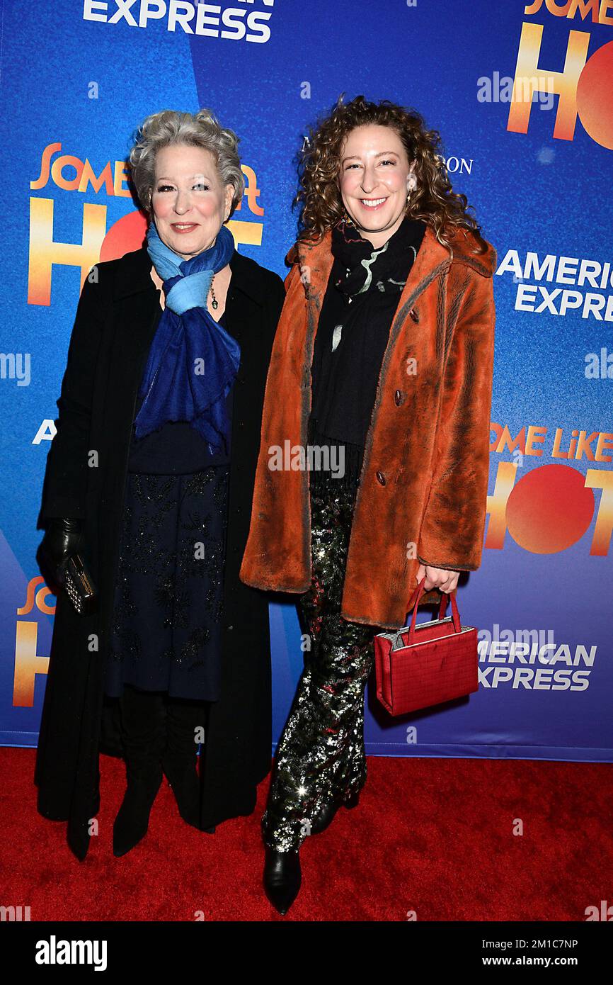 Bette Midler and daughter Sophie Von Haselberg attend the "Some Like it ...