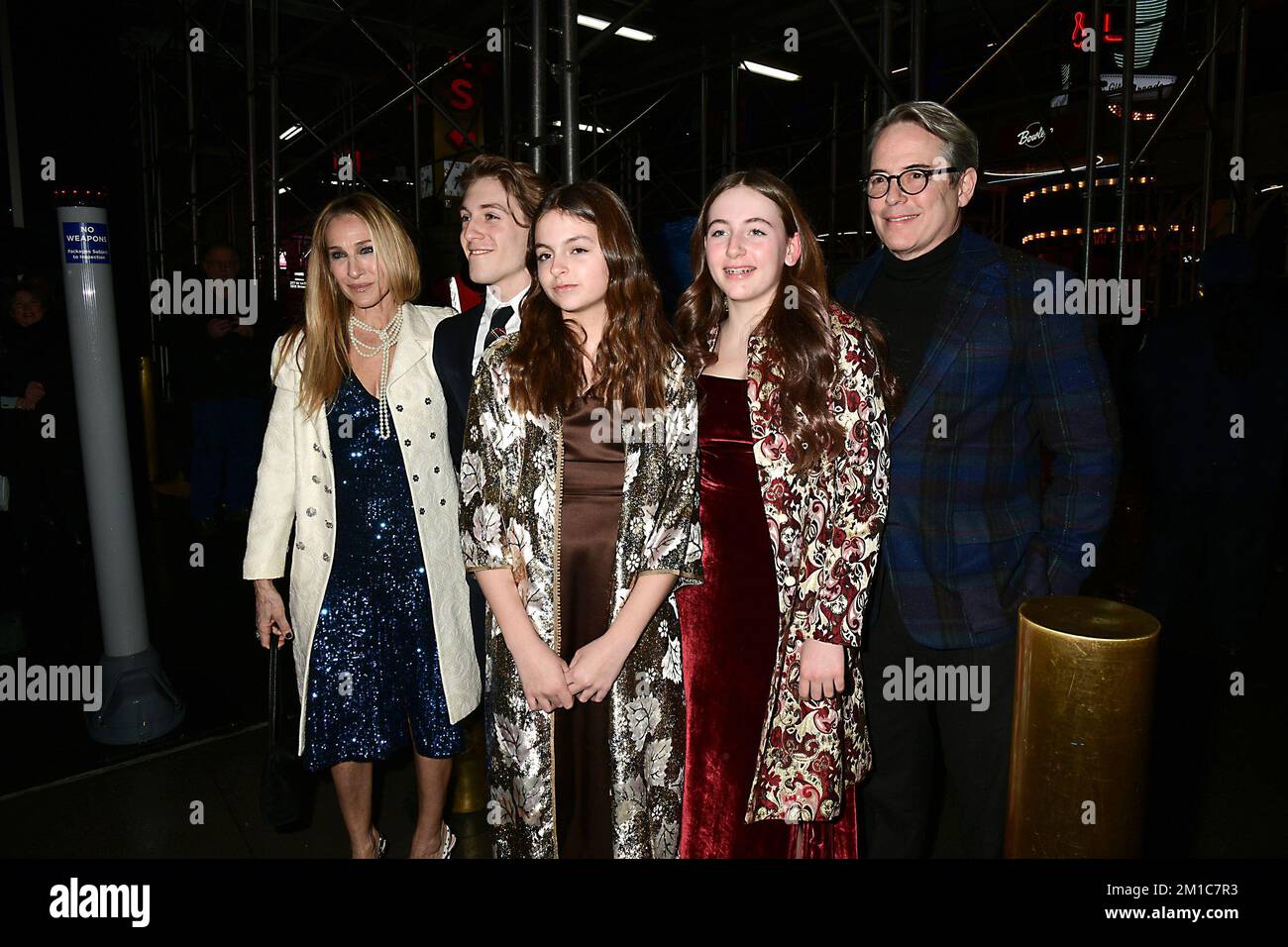 Sarah Jessica Parker, Matthew Broderick and children attend the "Some ...