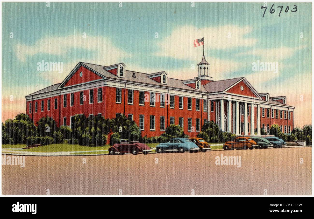 Administration building, Marine Corps Recruit Depot, Parris Island, S ...