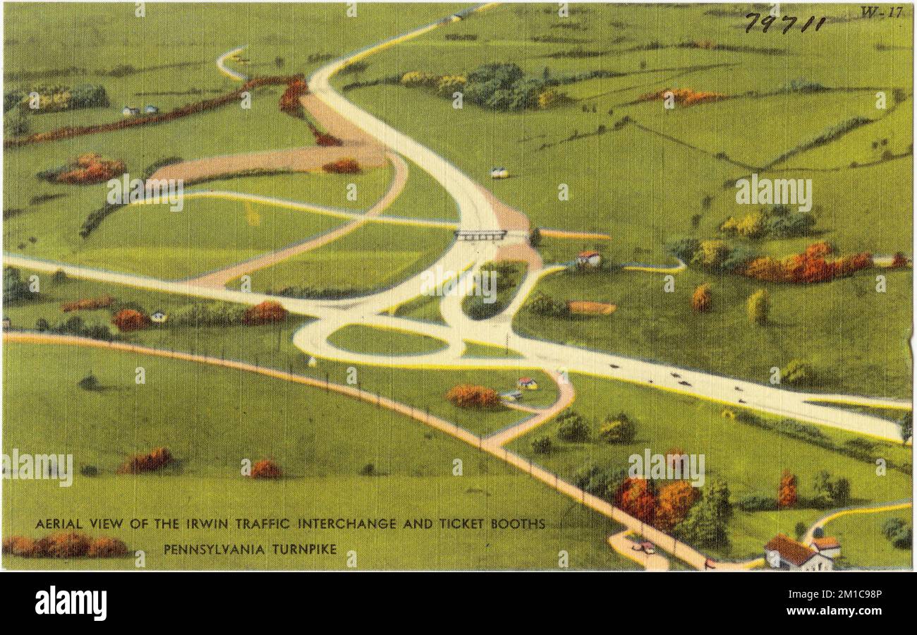 Pennsylvania turnpike aerial hi-res stock photography and images - Alamy
