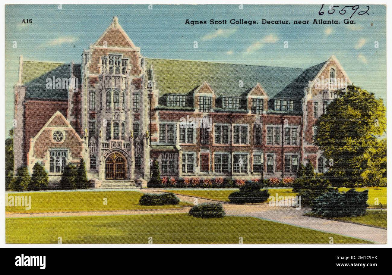 Agnes Scott College, Decatur, near Atlanta, Ga. , Universities ...