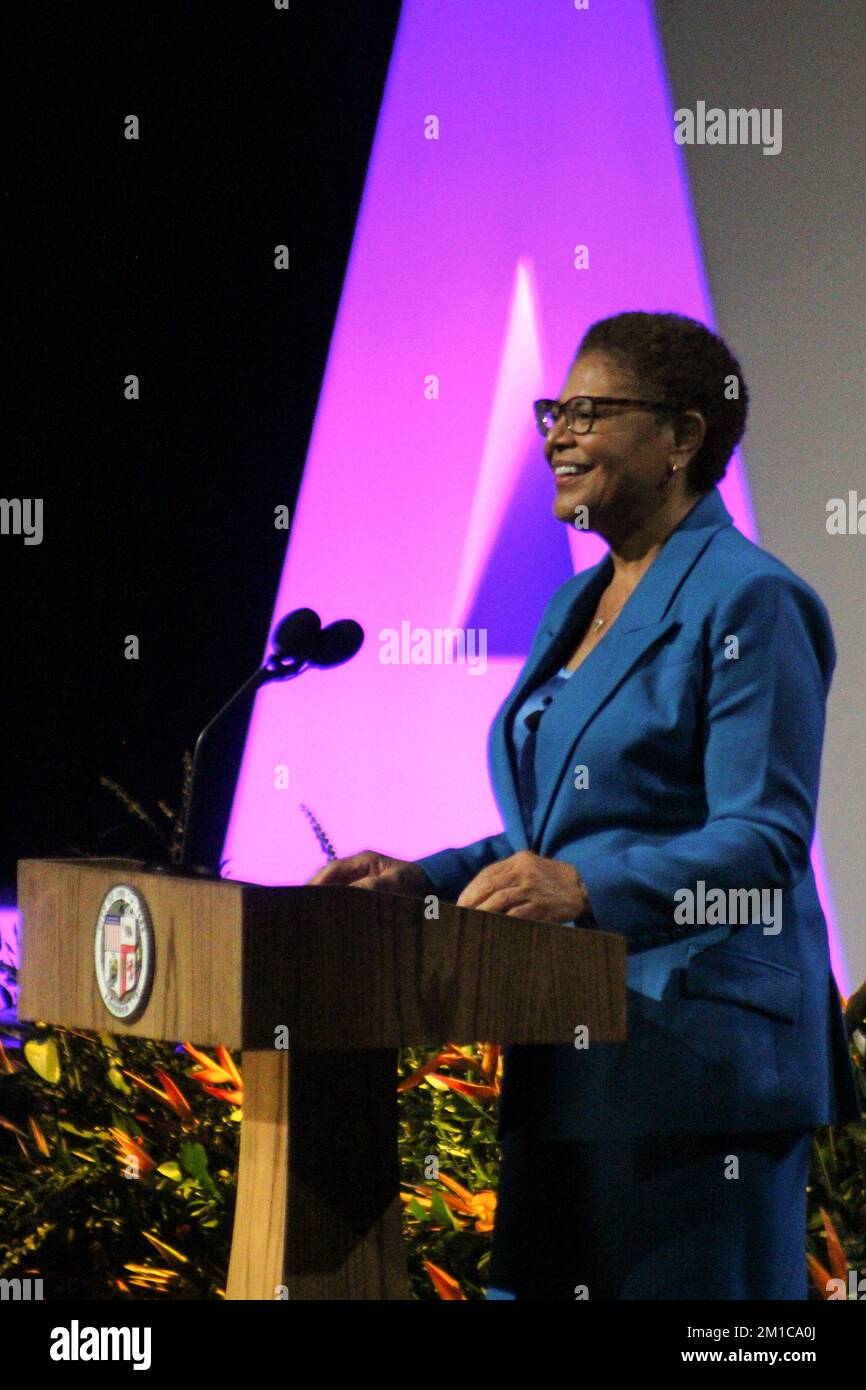 Mayor Karen Bass Delivers Her Inaugural Address At The Inauguration Of