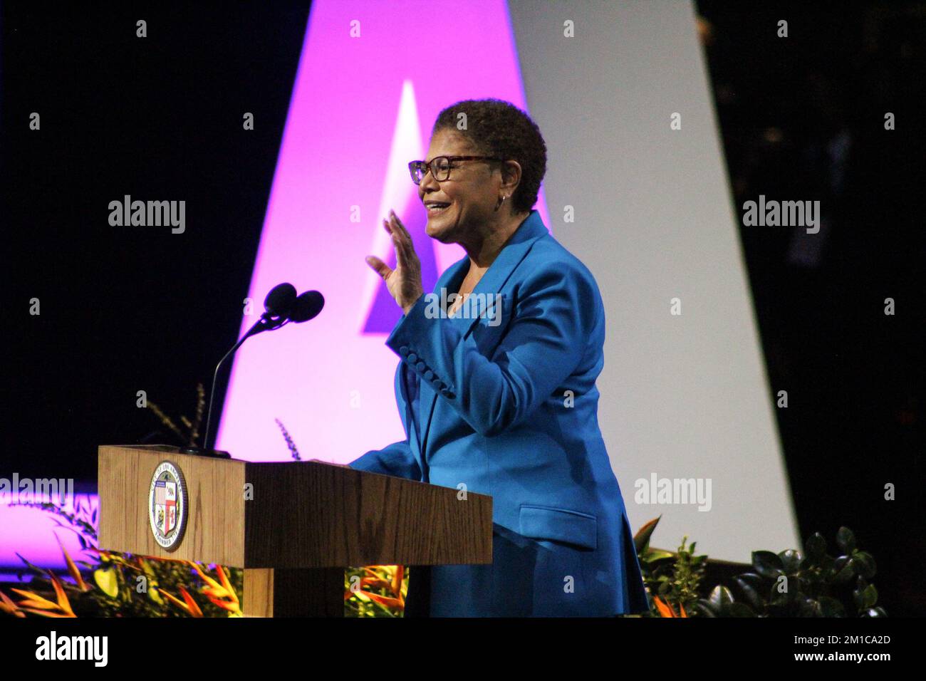 Mayor Karen Bass Delivers Her Inaugural Address At The Inauguration Of