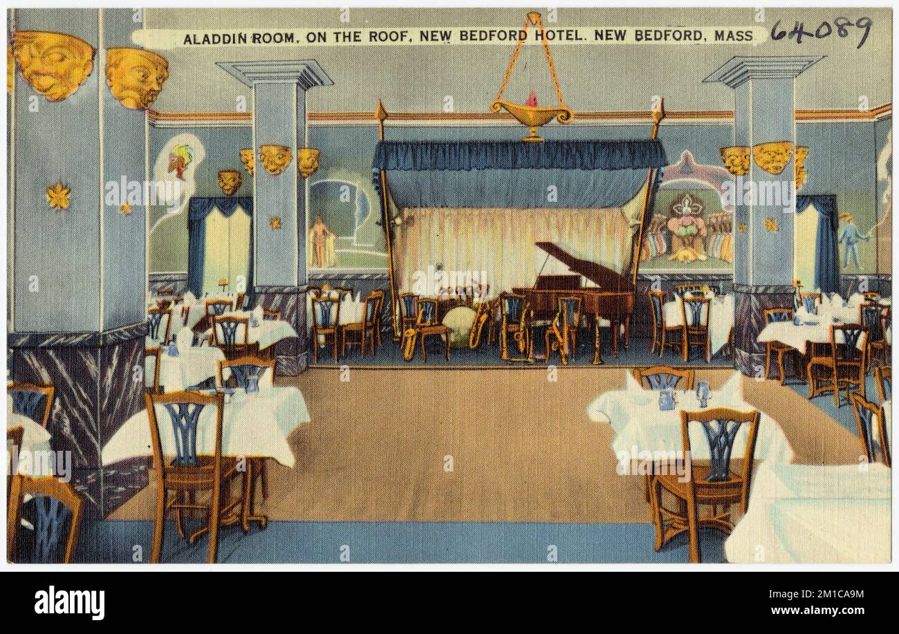 Aladdin Room, on the roof, New Bedford Hotel, New Bedford, Mass ...