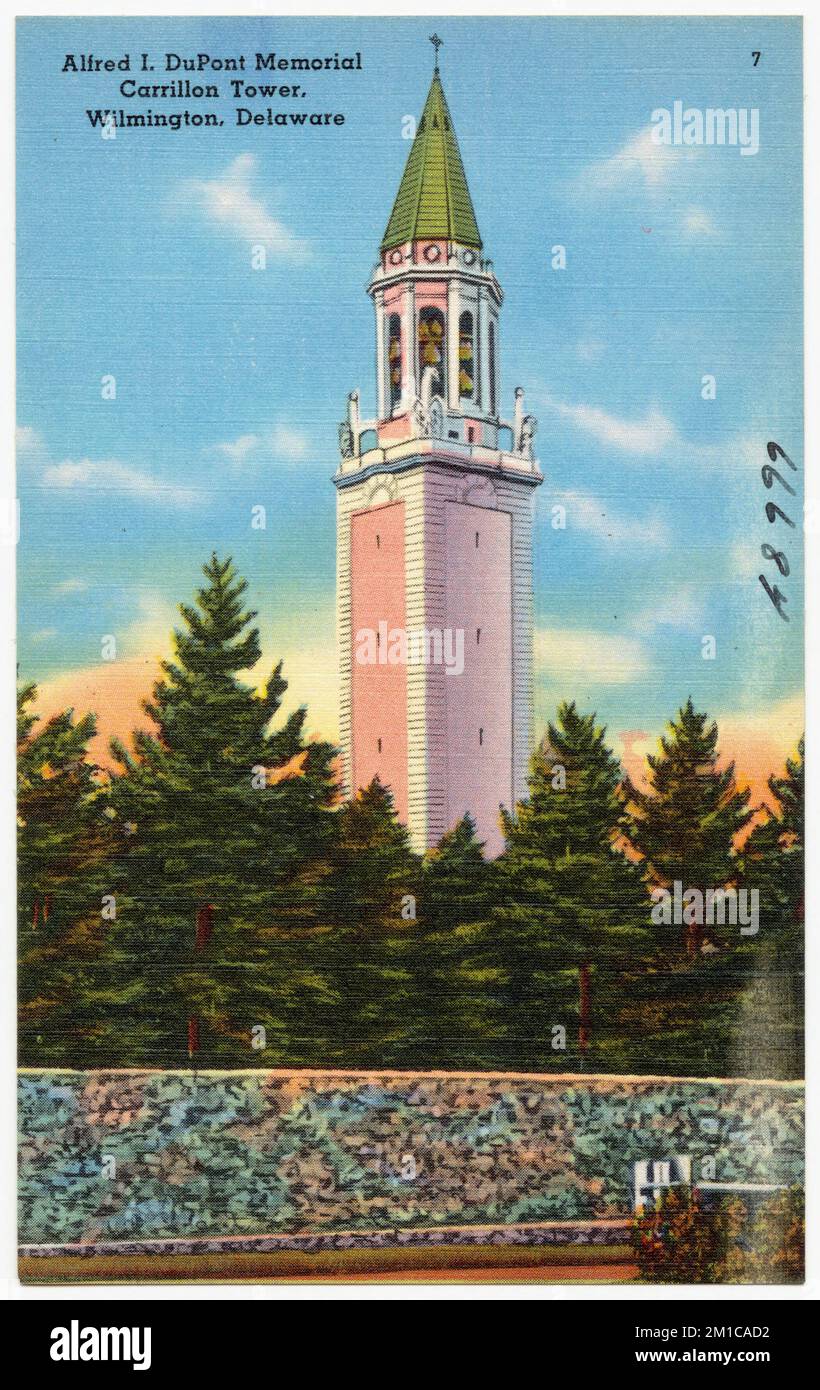 Alfred I. DuPont Memorial Carrillon Tower, Wilmington, Delaware ...