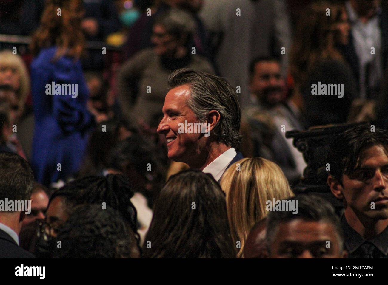Los Angeles, USA. 11th Dec, 2022. Governor Gavin Newsom arrives at the ...