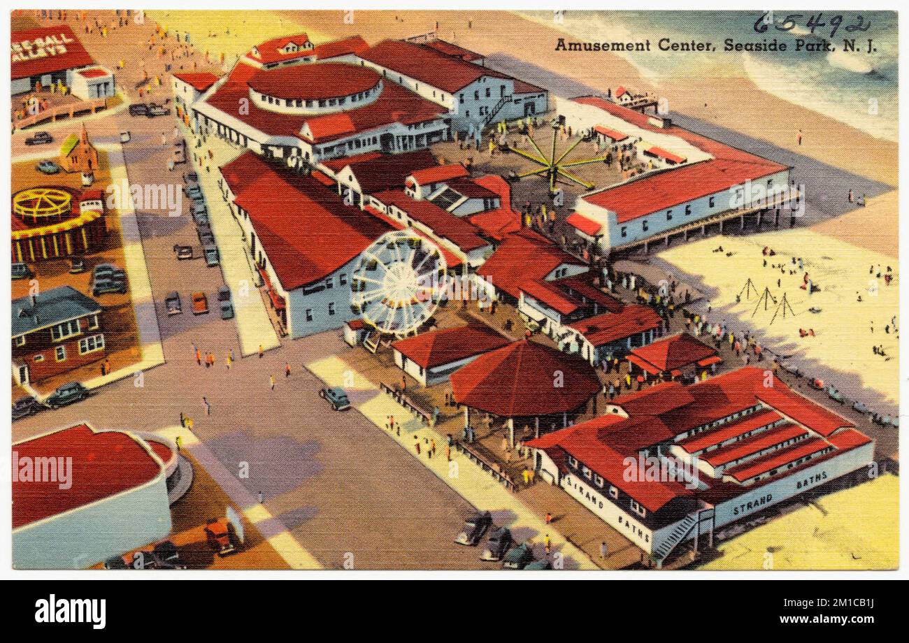 Amusement center, Seaside Park, N. J. , Amusement parks, Beaches ...
