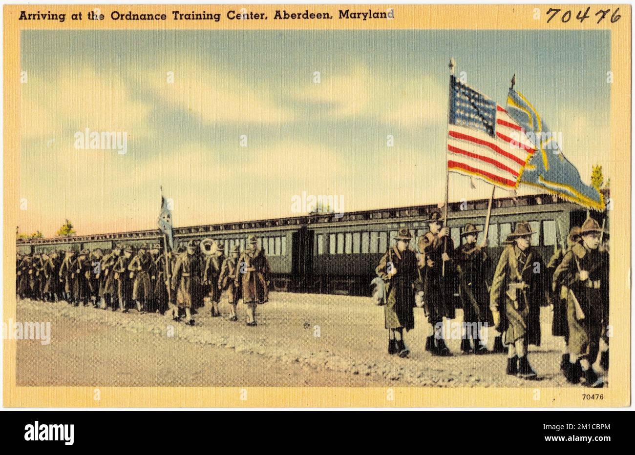 Arriving at the Ordnance Training Center, Aberdeen, Maryland , Military ...