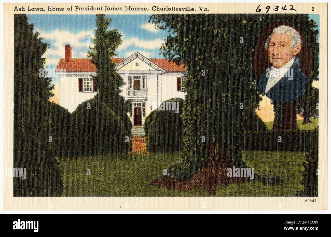 Ash Lawn, home of President James Monroe, Charlottesville, Va ...