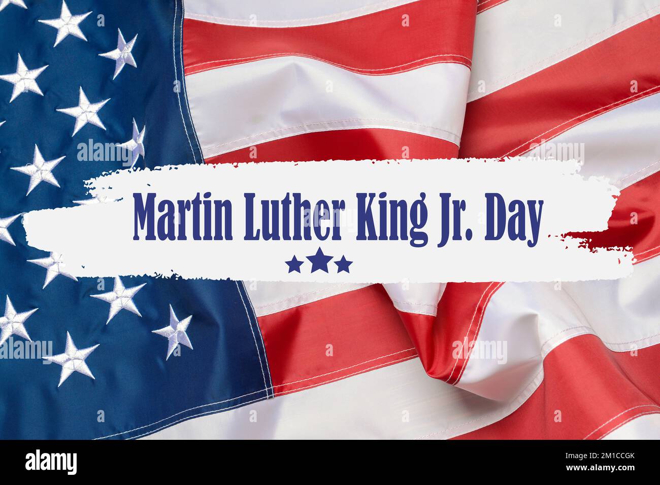 Flag of the United States of America. Martin Luther King Jr. Day ...