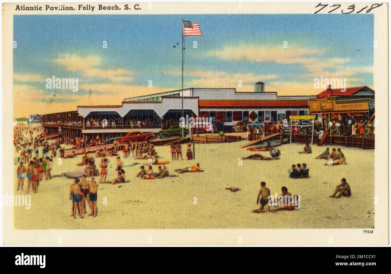 Atlantic Pavilion, Folly Beach, S. C. , Sports & recreation facilities ...