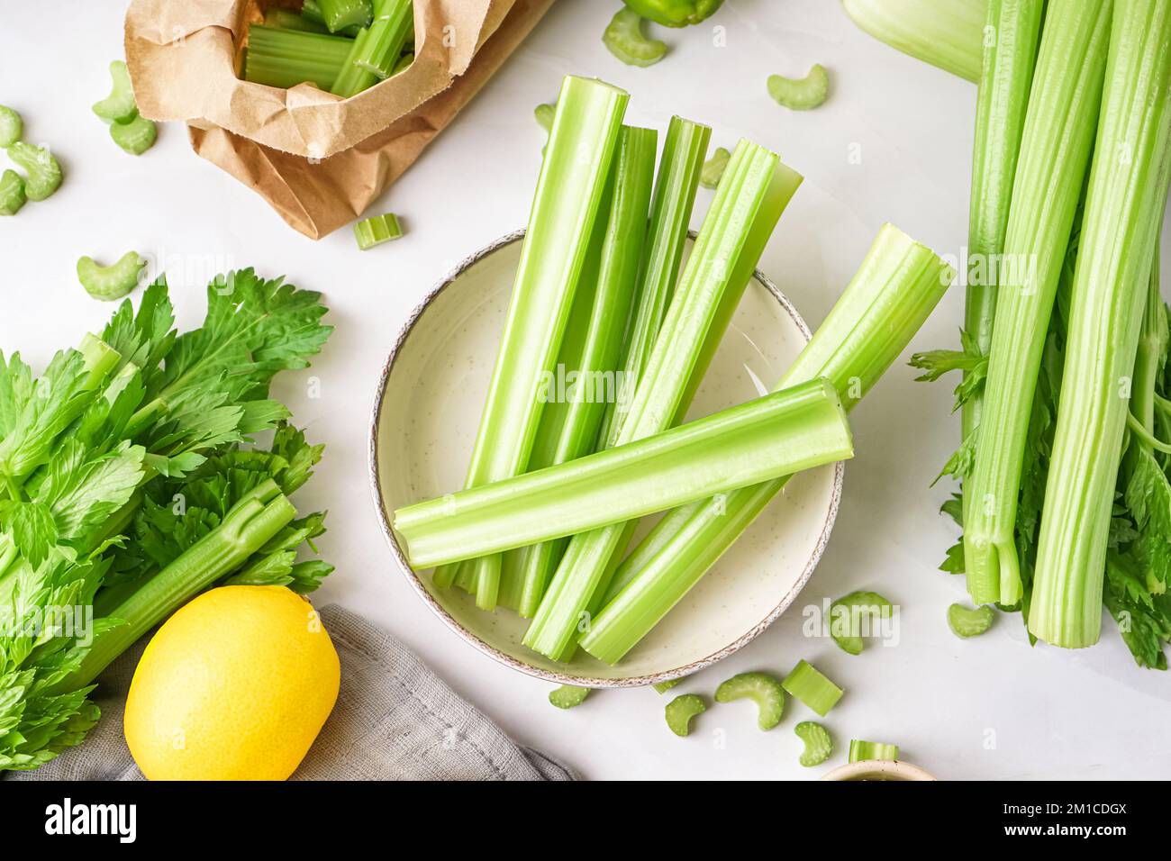 Bowl celery sticks on hi-res stock photography and images - Alamy
