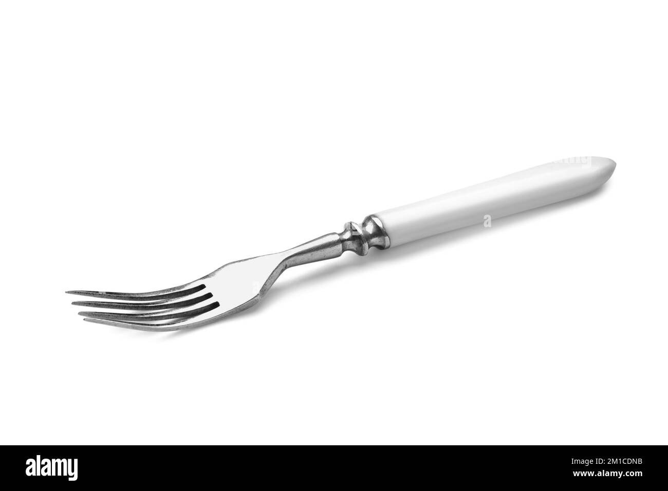 Fork isolated on white background Stock Photo - Alamy