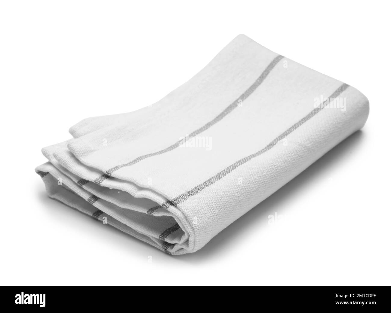 Napkin isolated on white Black and White Stock Photos & Images - Alamy