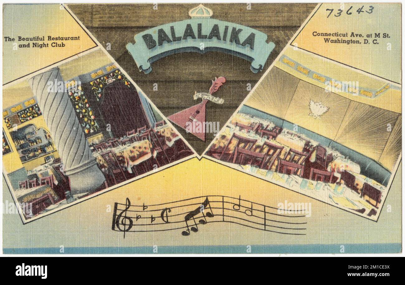 Balalaika, the beautiful restaurant and night club, Connecticut Ave ...