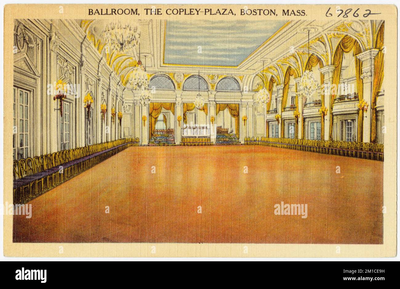 Ballroom, the Copley-Plaza, Boston, Mass. , Hotels, Tichnor Brothers ...