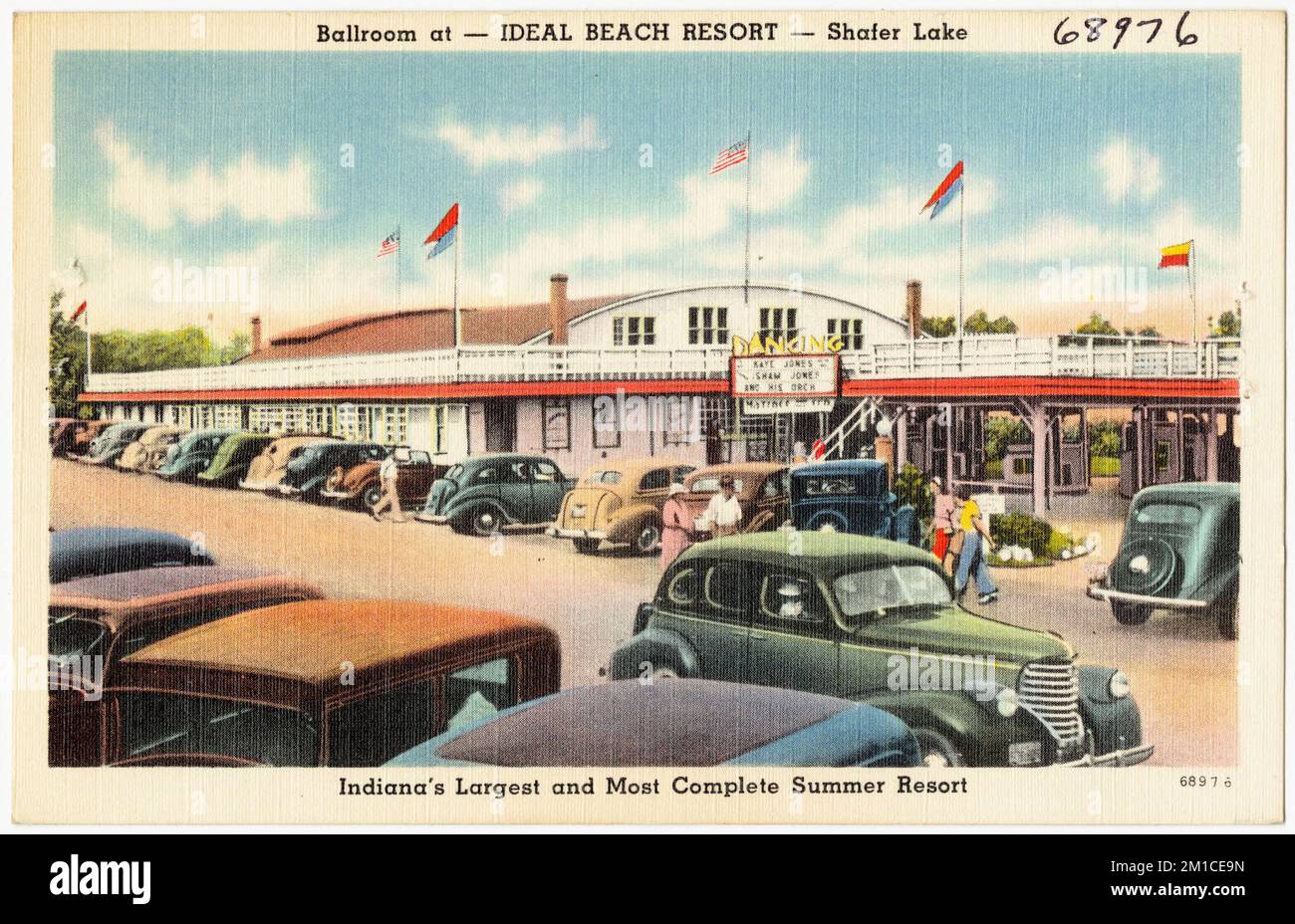 Ballroom at -- Ideal Beach Resort -- Shafer Lake, Indiana's largest and ...