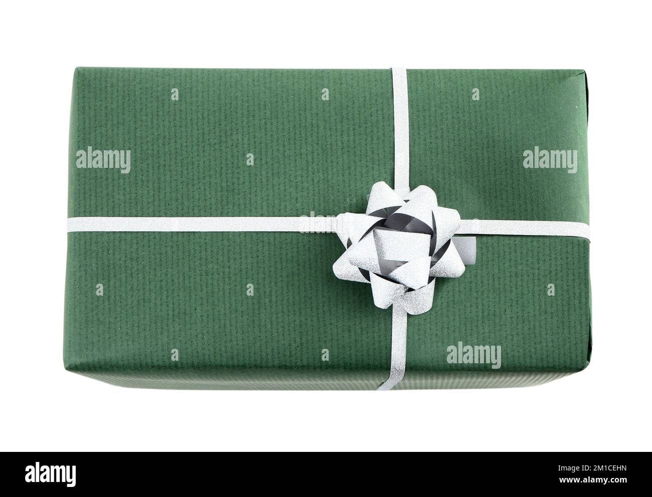 Christmas gift box isolated on white background Stock Photo - Alamy